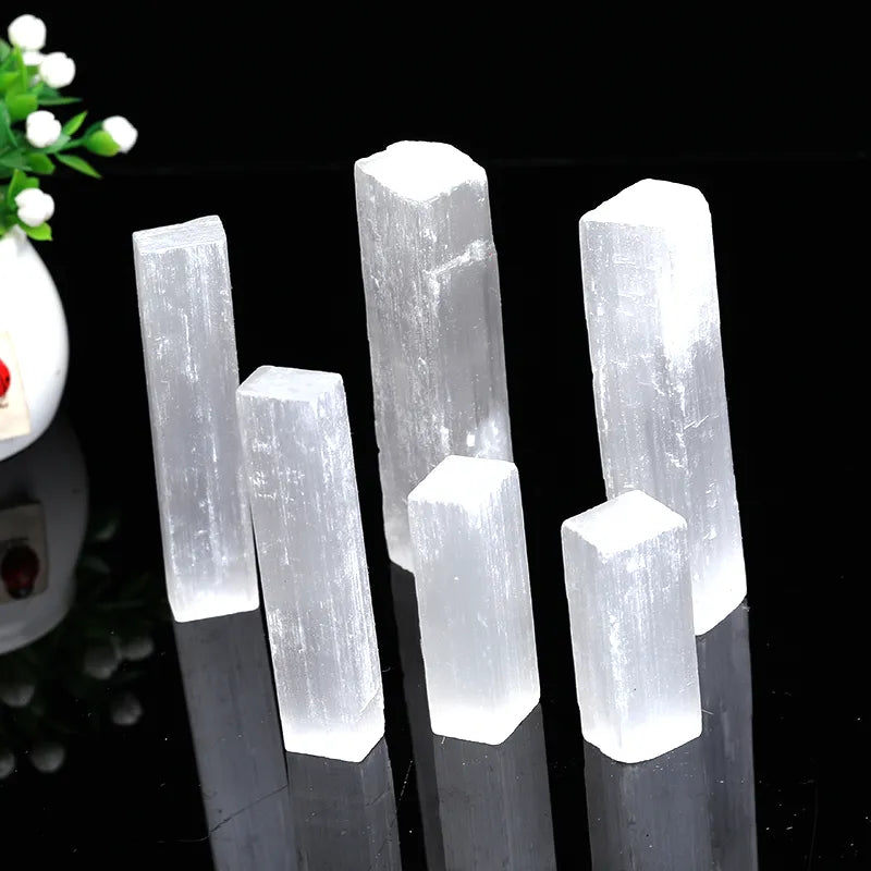 Raw selenite pillar | Loveselenite